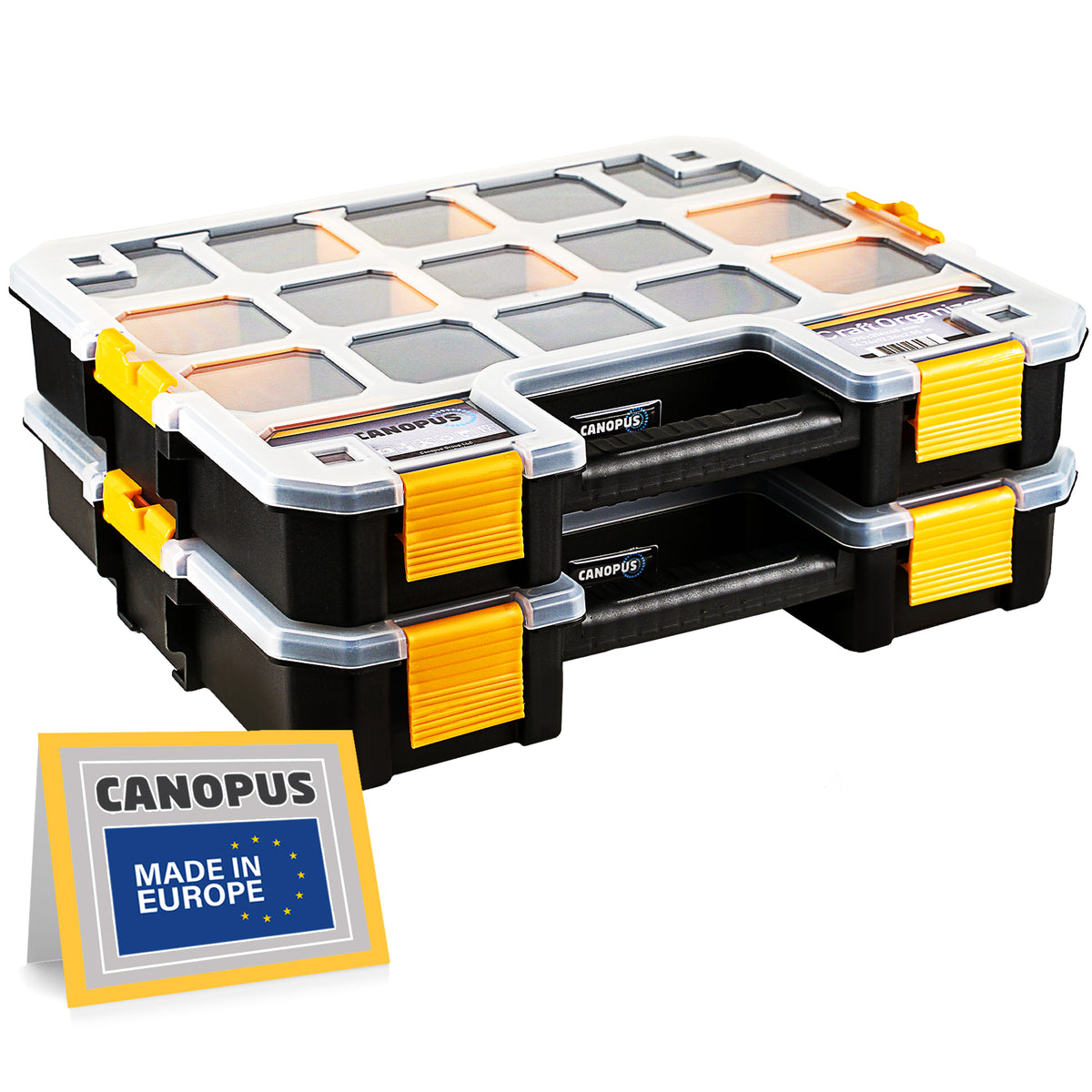 CANOPUS Craft Organizer, Hardware & Parts Organizer, 2 Pieces Set Tool ...