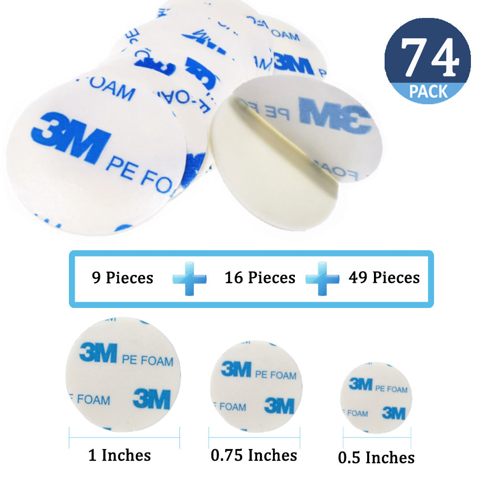 3M Dots Adhesive Double Coated Circle Pads – Canopus USA