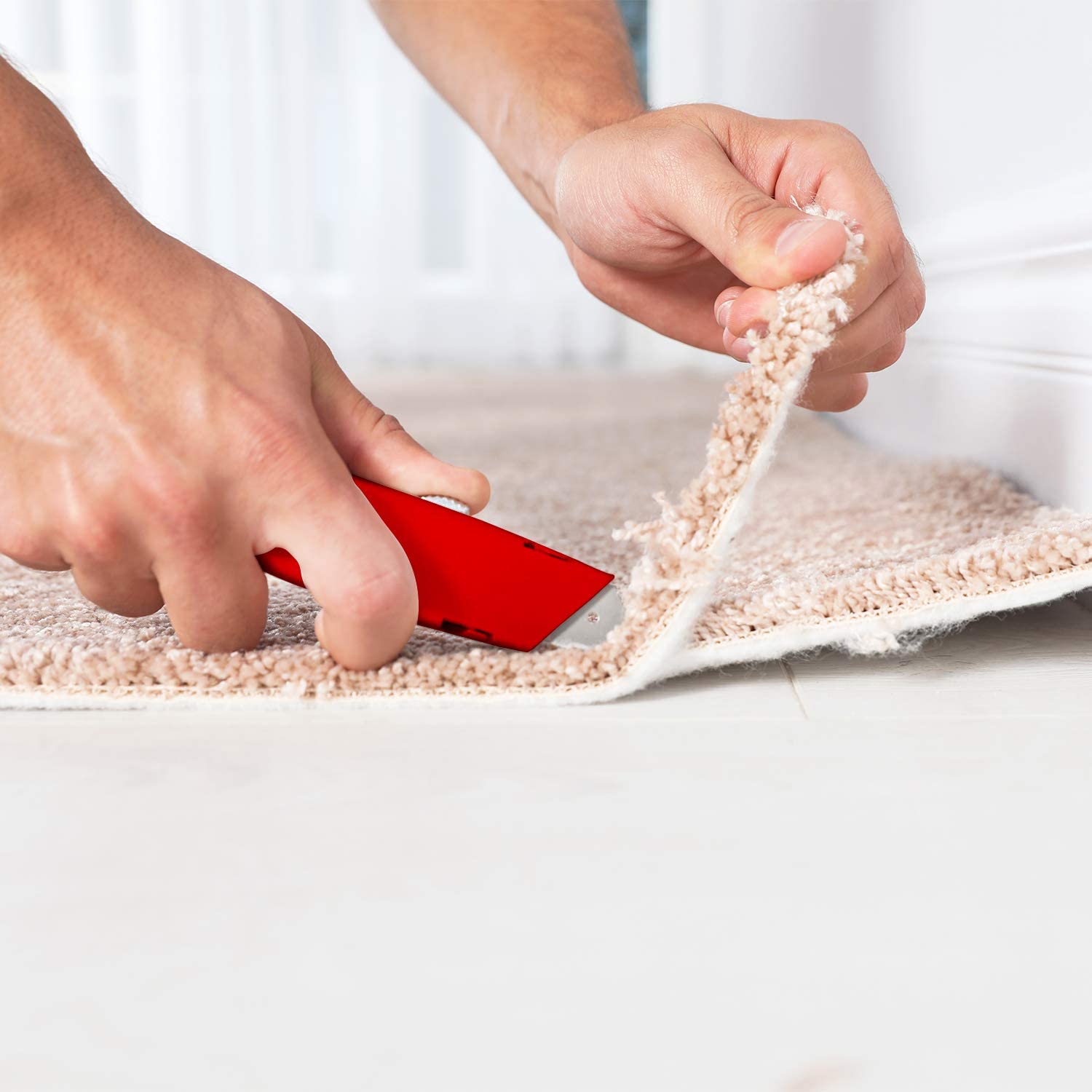 Hook Blade Utility Knife with 5 Utility Hook Blades, Shingle Cutter ...