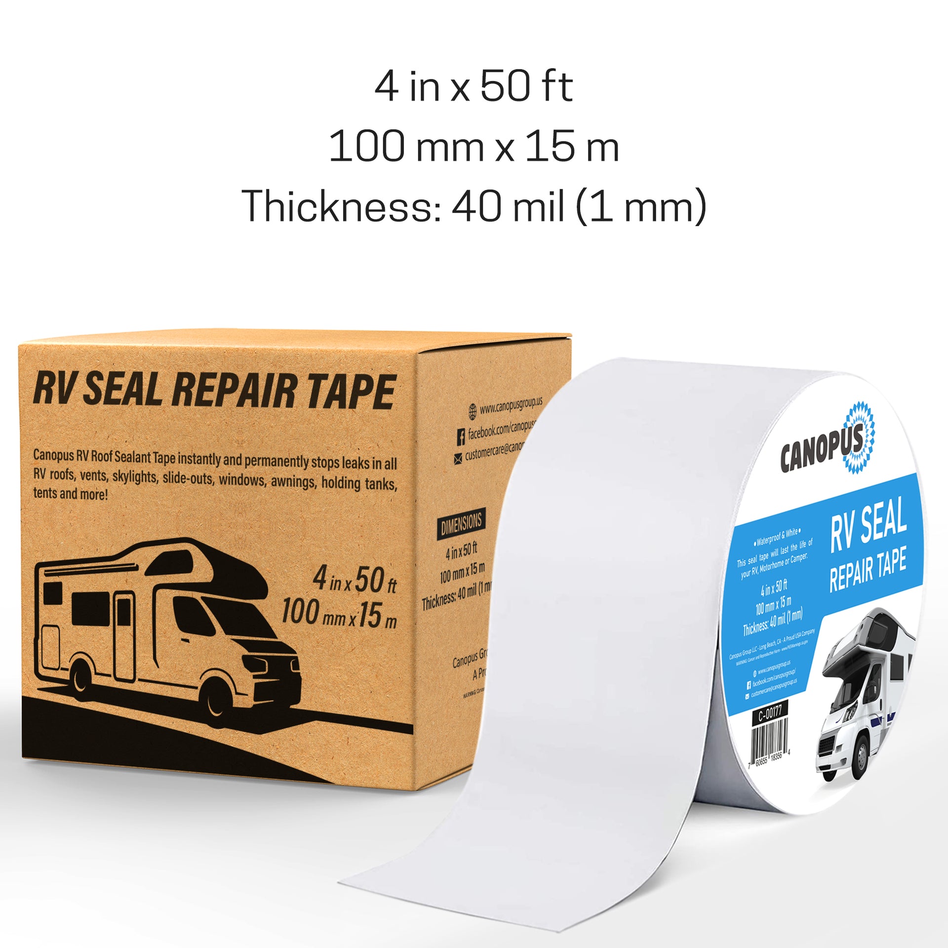RV Roof Sealant Tape – Canopus USA