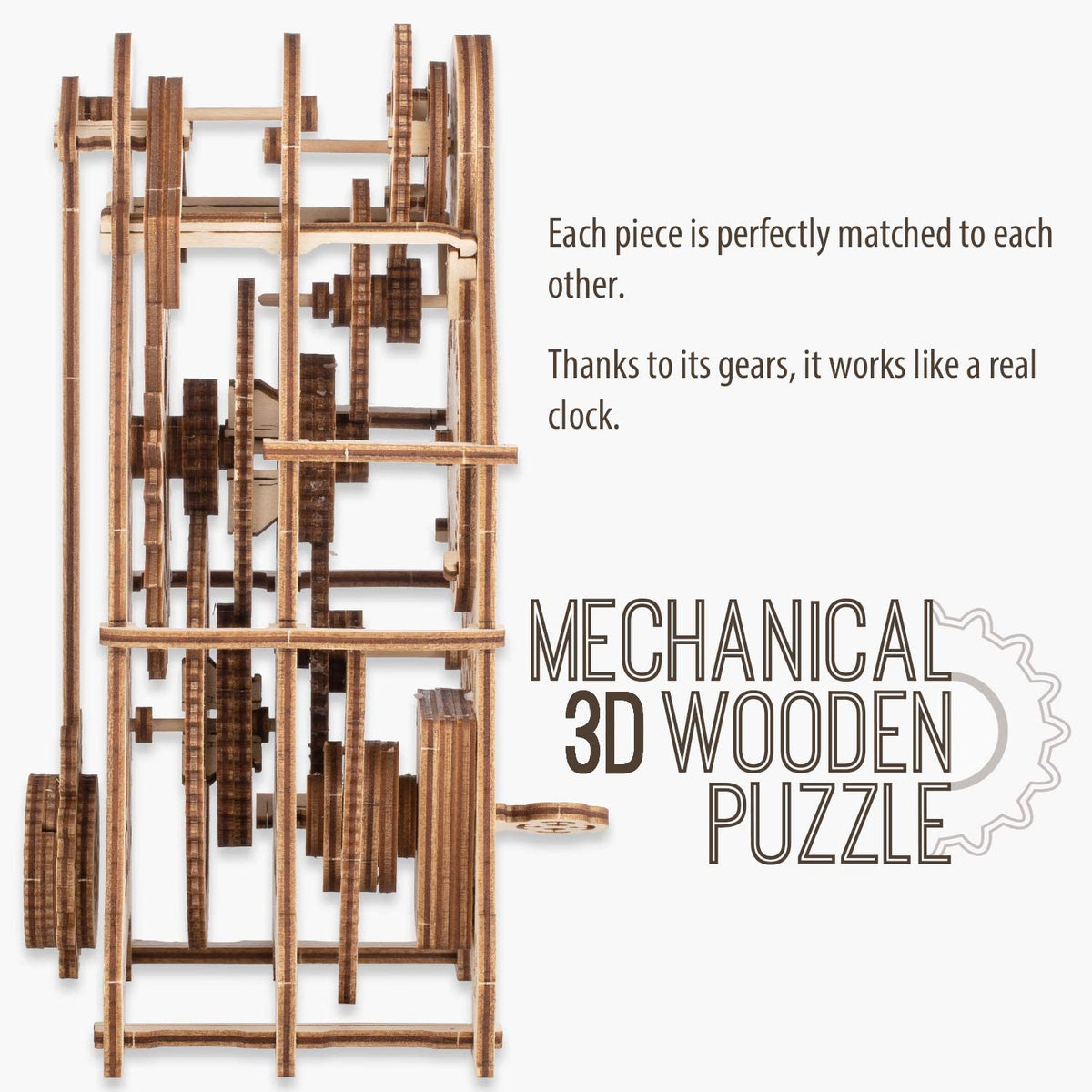 3D Wooden Puzzle, Magic Clock, DIY Model Kit – Canopus USA