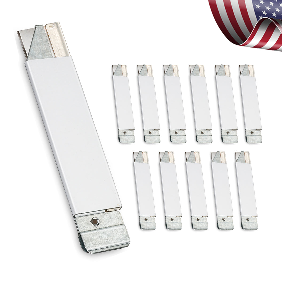 Canopus Retractable Box Cutters, Utility Knife, (Box of 12), Made in U ...