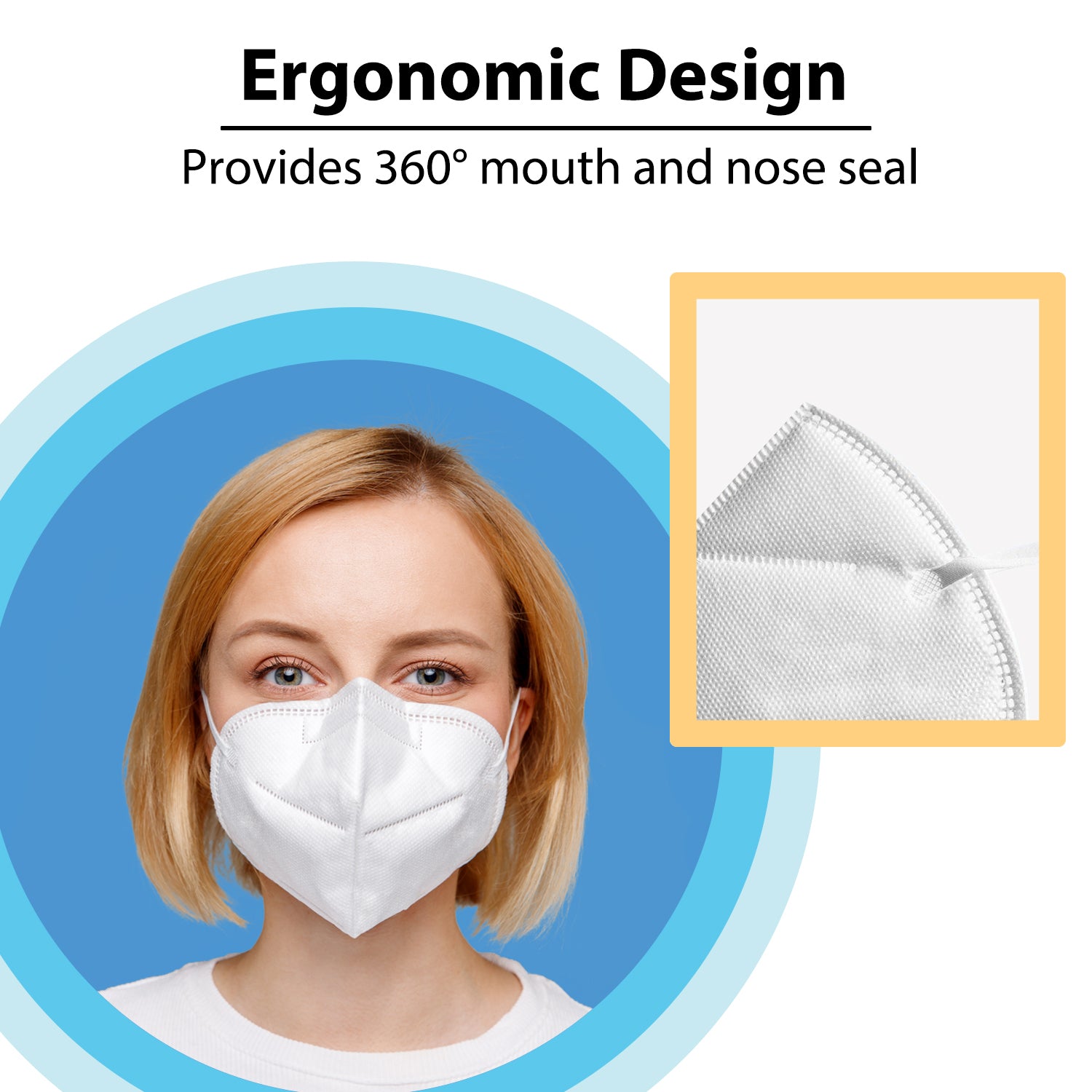 Canopus Respirator Mask Reusable, (FDA Registered) Face Mask for at le ...