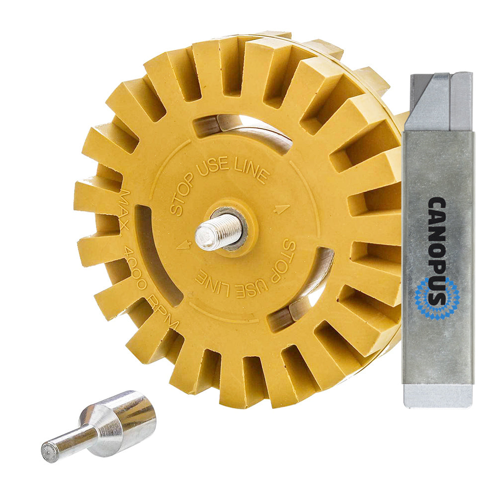 Decal Removal Eraser Wheel Tool Kit – Canopus USA